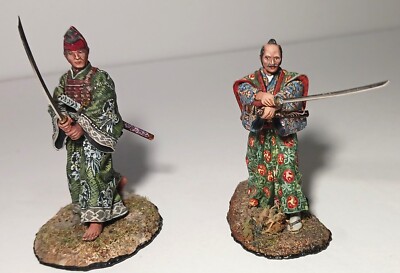 Japanese Samurai Fighting World Studio 54mm Highly Detailed | eBay