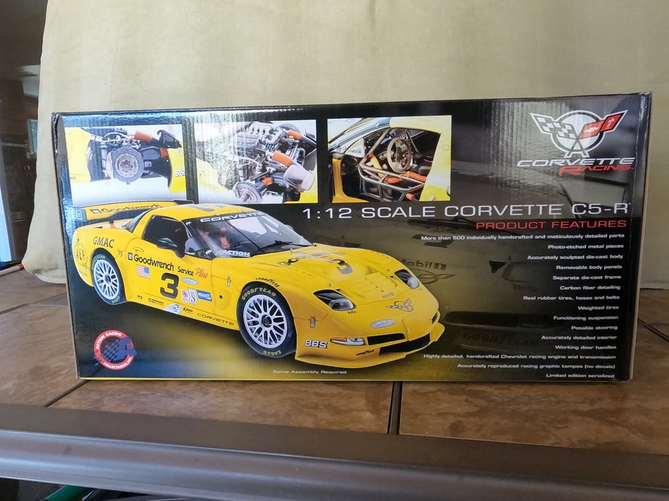 1:12 Scale Corvette C5-R Limited Edition Die Cast Collectible | eBay