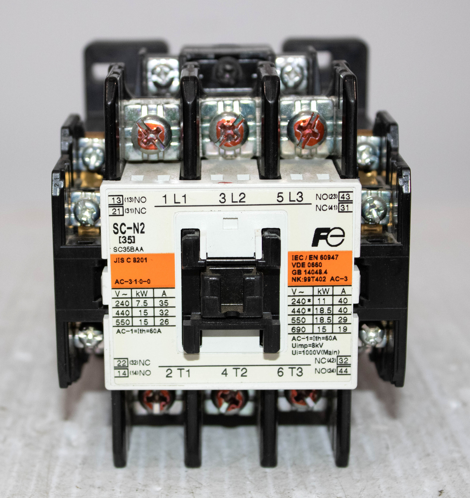 Fuji 3NC1Q Contactor 110-120vac Sc-n2 Sc35baa for sale online | eBay