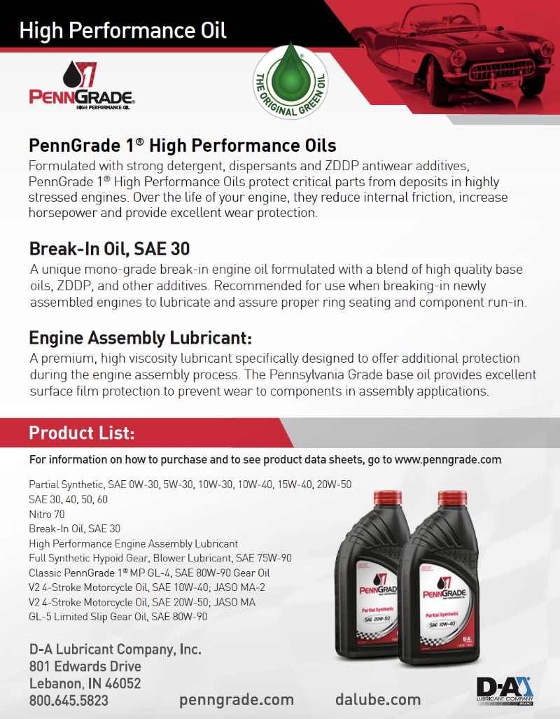 2 Quarts of Penn Grade 1 SAE 10W-30 Semi-Synthetic Racing Engine Oil ...