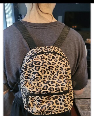 Backpack For Women Leopard Print Mini New | eBay