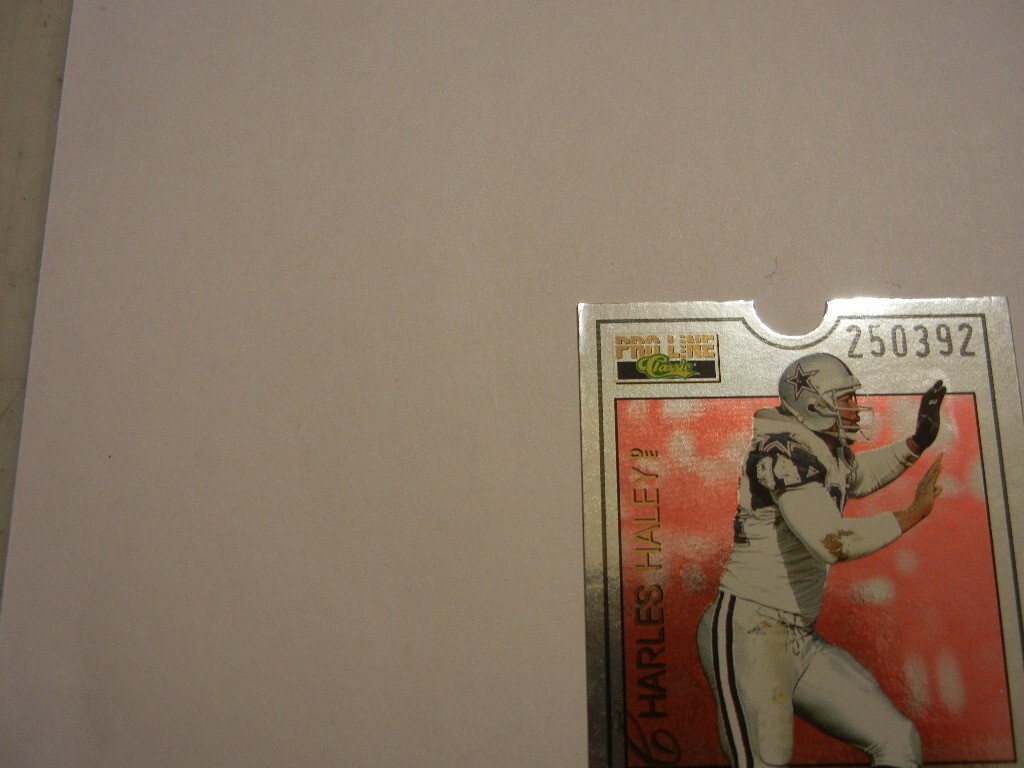 1995 CLASSIC PRO LINE FOOTBALL DIE CUT PRO BOWL HAWAII CHARLES HALEY # ...
