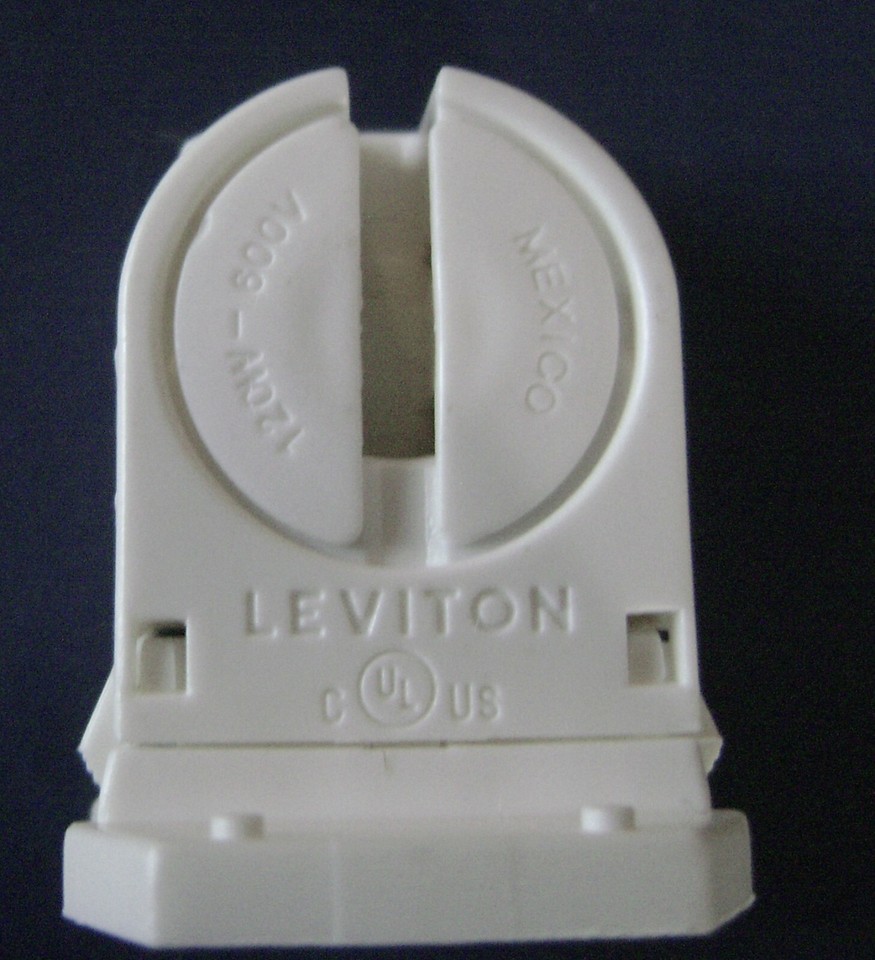 8x Leviton 13654-SNP Fluorescent T5 Mini-Bipin Lampholder 1.11 ...