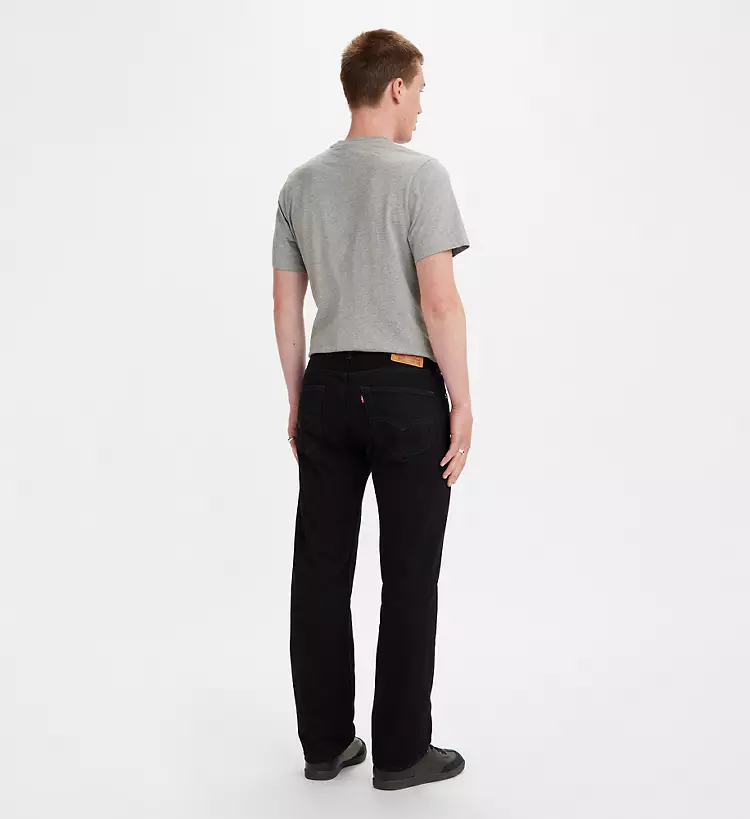 New Men's Levi's 501 Button Fly Original Fit Black Jeans (#005010660 ...