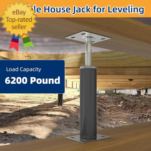 4 Pack House Jacks for Leveling Adjustable Floor Jack Post Floor Jack ...