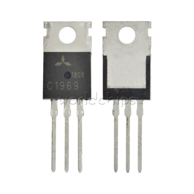 5PCS 2SC1969 C1969 TO-220 POWER TRANSISTOR EPITAX IC | eBay