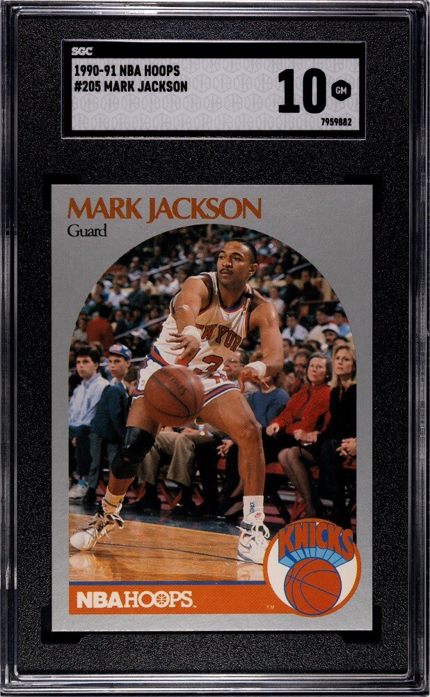 1990 Hoops Mark Jackson & Menendez Brothers Card, #205 ~ SGC 10 - Very ...