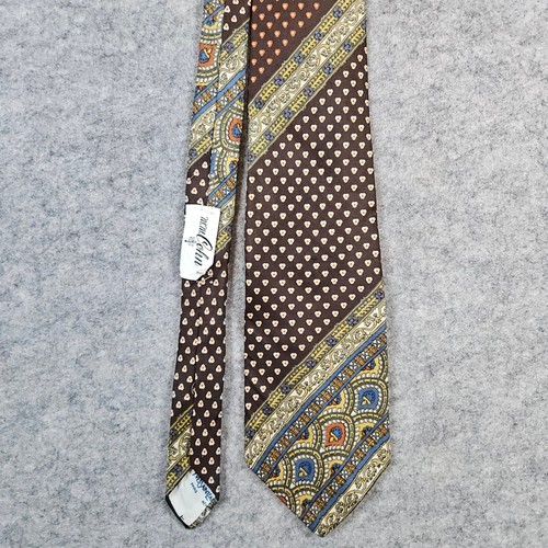 Yves Saint Laurent All Silk Geometric Neck Tie MM Cohn Multicolor ...