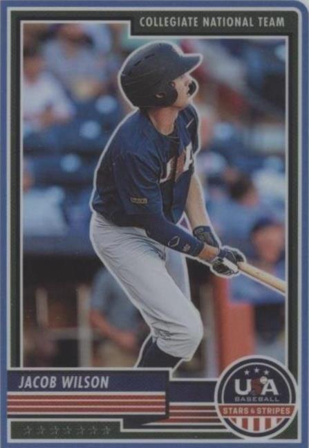 2023 Panini USA Baseball Stars & Stripes - Jacob Wilson #84 (RC) for ...