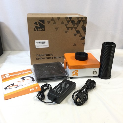 M-T White Orange 60W Professional Triple Filters Solder Smoke Fume ...