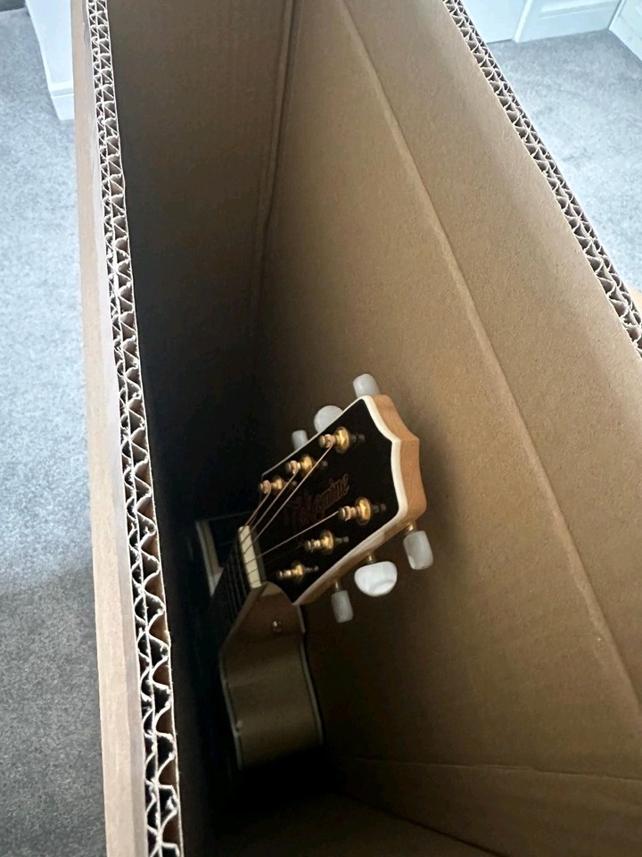 3 x Guitar Boxes Large Strong Shipping FRAGILE, Fit Acoustic & Electric ...