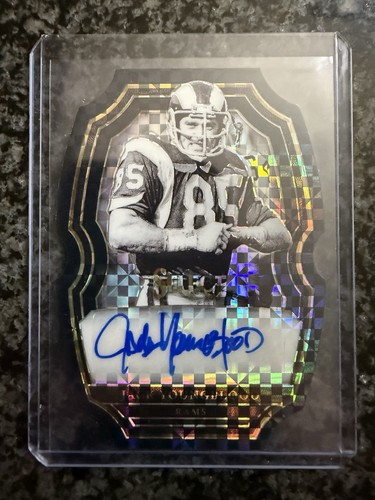 2017 Panini Select Signatures Black Die-Cut Prizm #1/1 Jack Youngblood ...