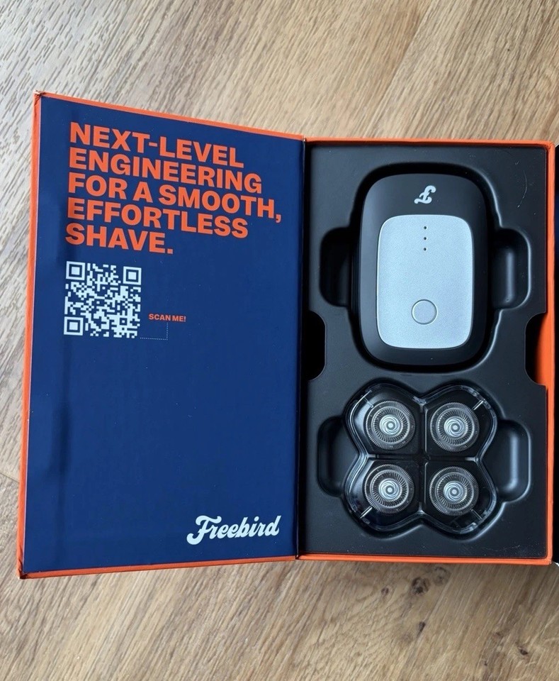 Freebird Flex Series Pro Shaving Kit Precision Rotary Head Shaver Black ...
