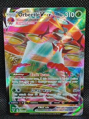 Orbeetle VMAX - 021/185 Ultra Rare Vivid Voltage NM Pokemon TCG | eBay