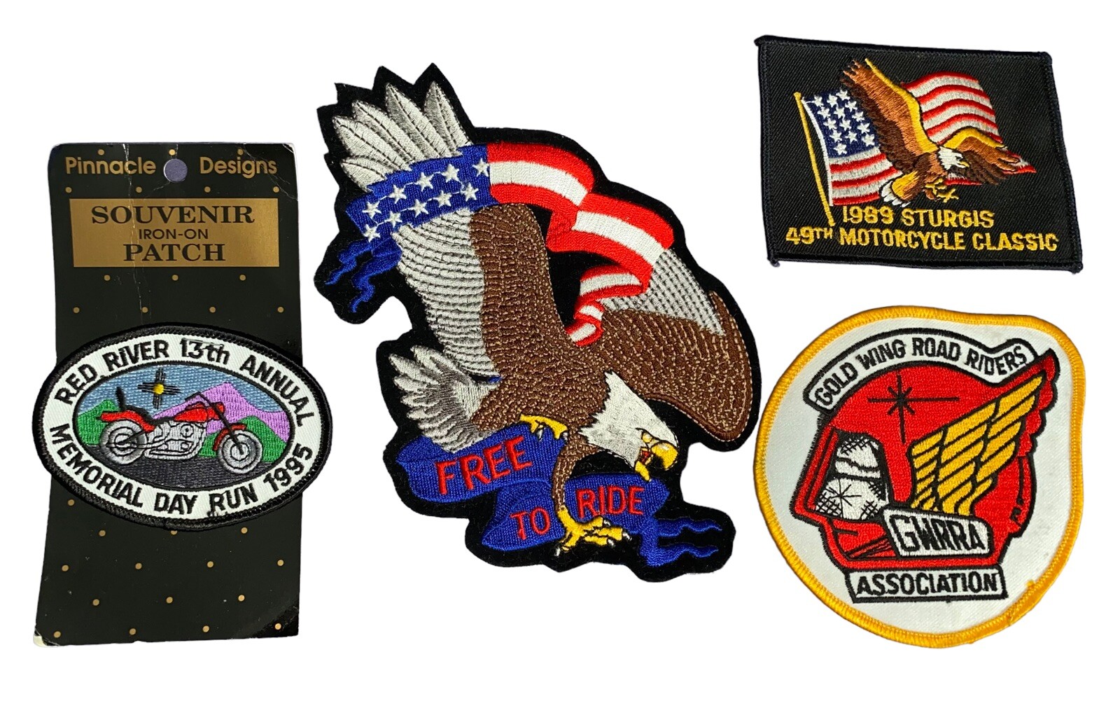 Lot of 4 Vintage Motorcycle Patches 80s 90s New | eBay