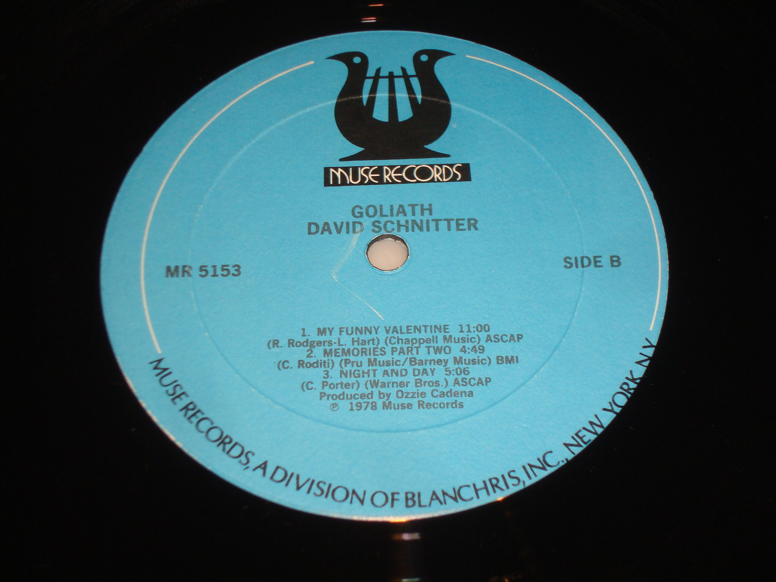 DAVID SCHNITTER Goliath CECIL McBEE ORIG 1st MUSE RECORDS US LP NM VAN ...