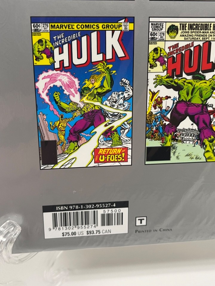 Incredible Hulk Marvel Masterworks Vol 18 New Sealed HC Hardcover ...