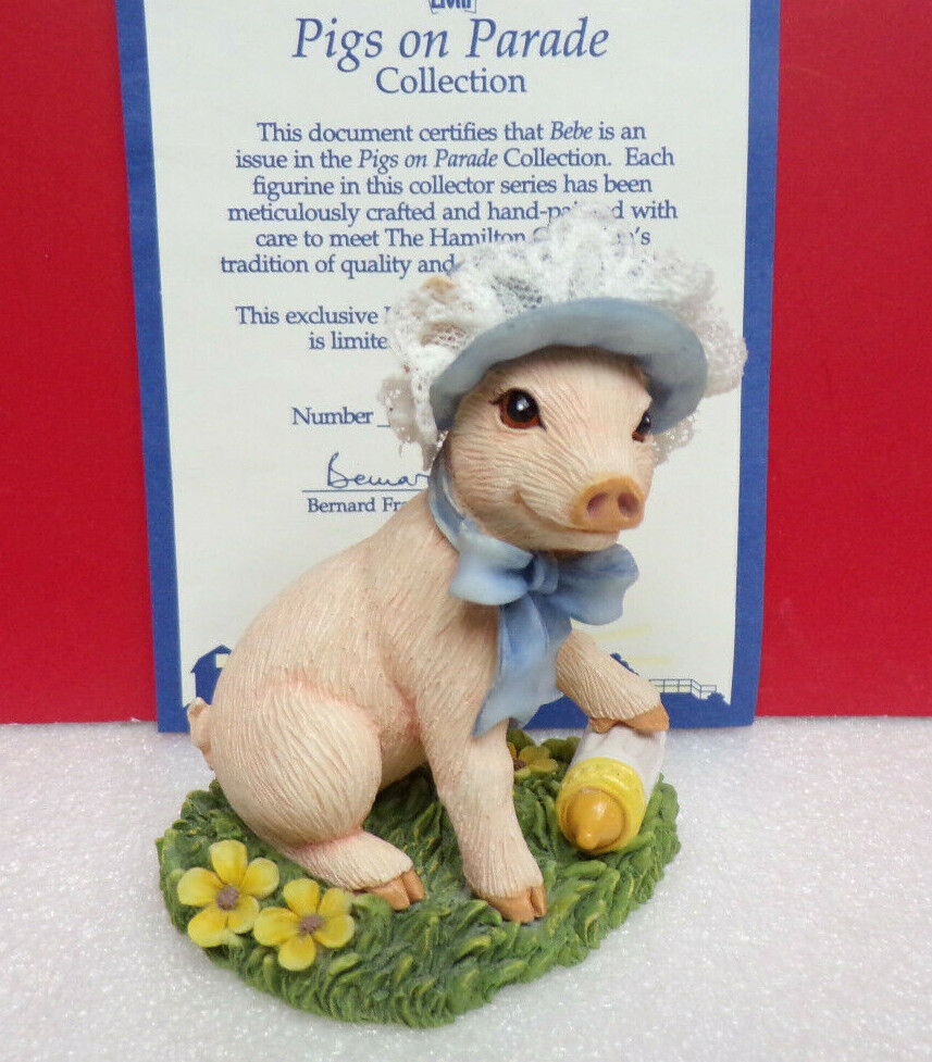Hamilton BEBE Pigs on Parade Piggy Piglet Resin Figurine | eBay