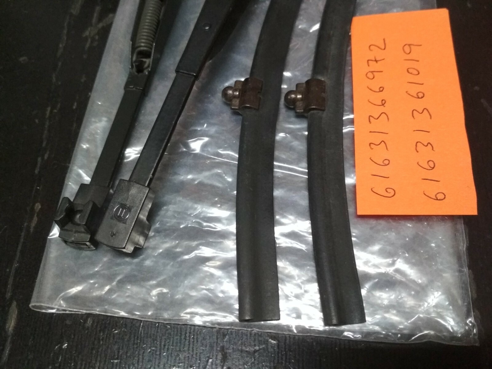 BMW E21 headlight cleaning wiper arms-blades NEW GENUINE 61631366972 ...