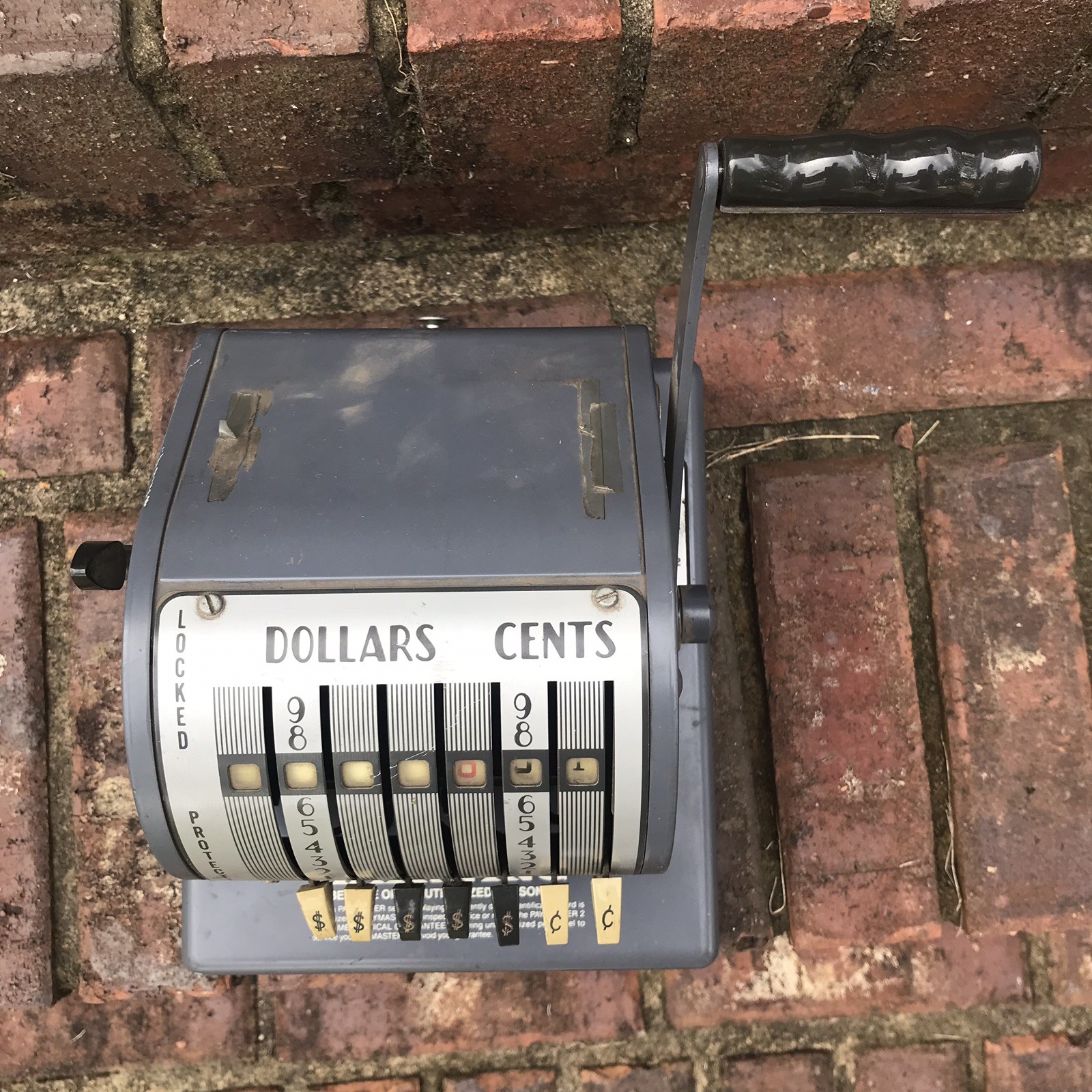 Paymaster Series X-550 Manual Check Writer Stamping NO COVER Or KEY As ...