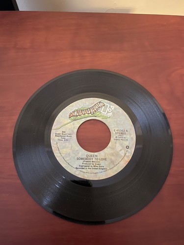 QUEEN: Somebody To Love / white man ELEKTRA 7" Single 45 RPM | eBay