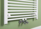 Heated Straight Style Bathroom Towel Radiator White Grey Silver 500 ...