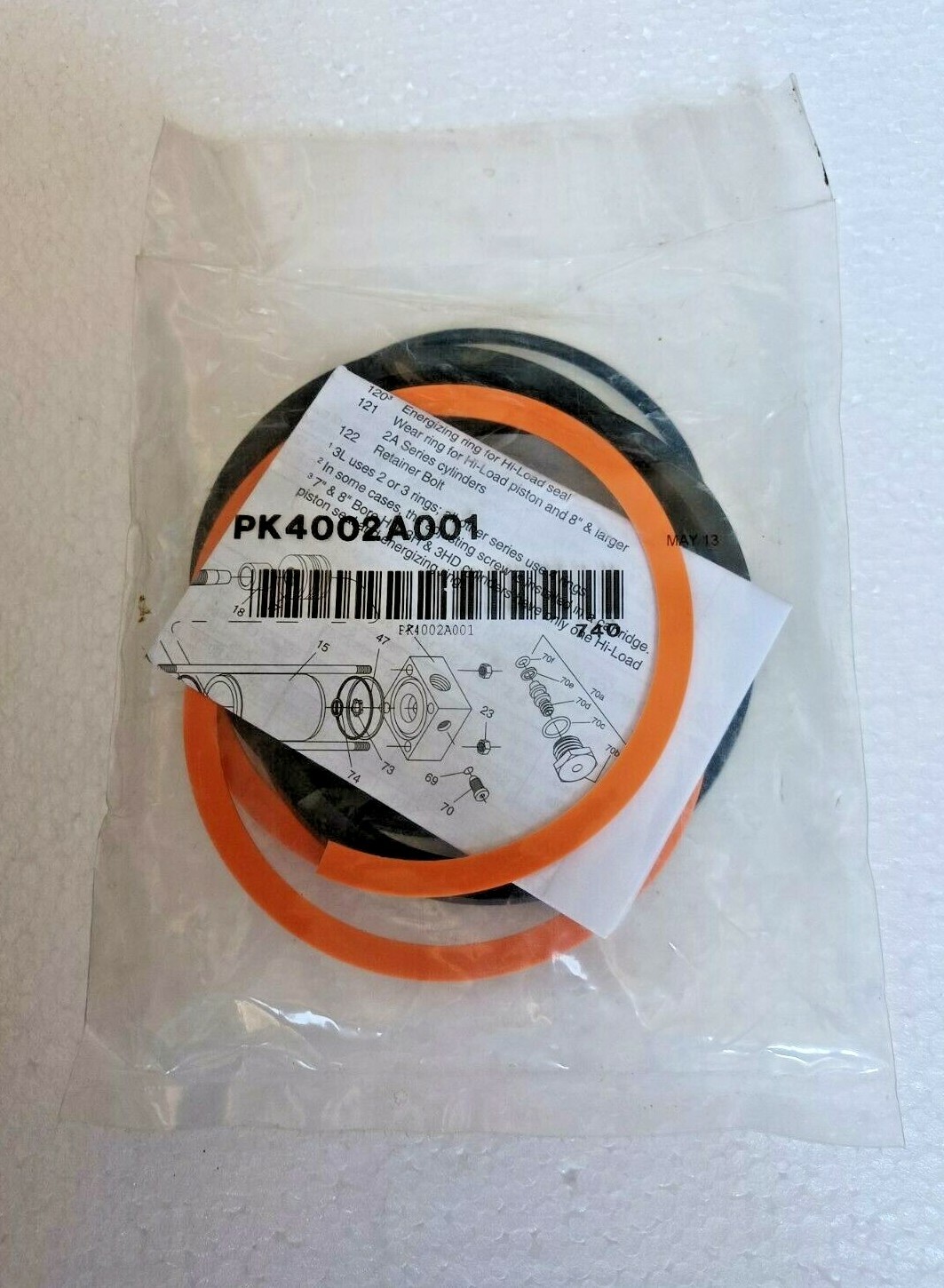PARKER PK4002A001 PISTON SEAL KIT NEW | eBay