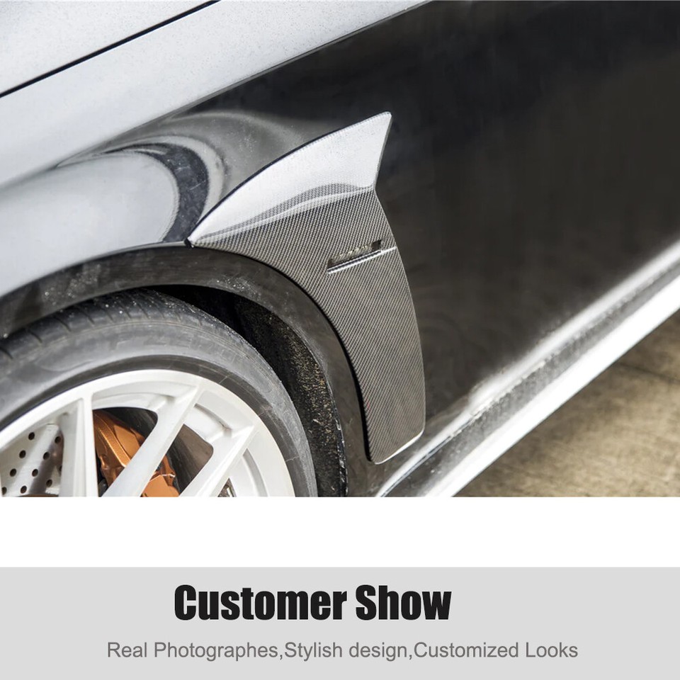 Carbon Fiber Side Air Vent Fender Fins for Mercedes Benz W222 S63 S65 ...