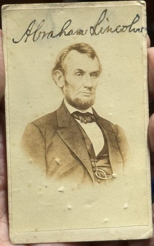 Abraham Lincoln CVD Card with Signature &/LOA | eBay