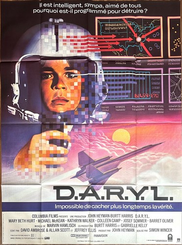 Affiche cinéma D.A.R.Y.L. 120x160cm Poster / Barret Oliver / Simon ...