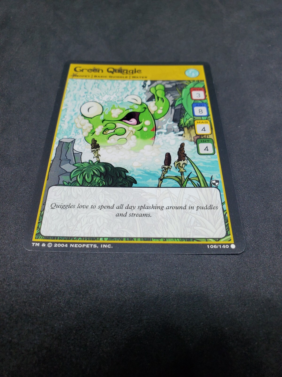 Green Quiggle 106/140 Common Battle For Meridell Neopets Card TCG Near ...