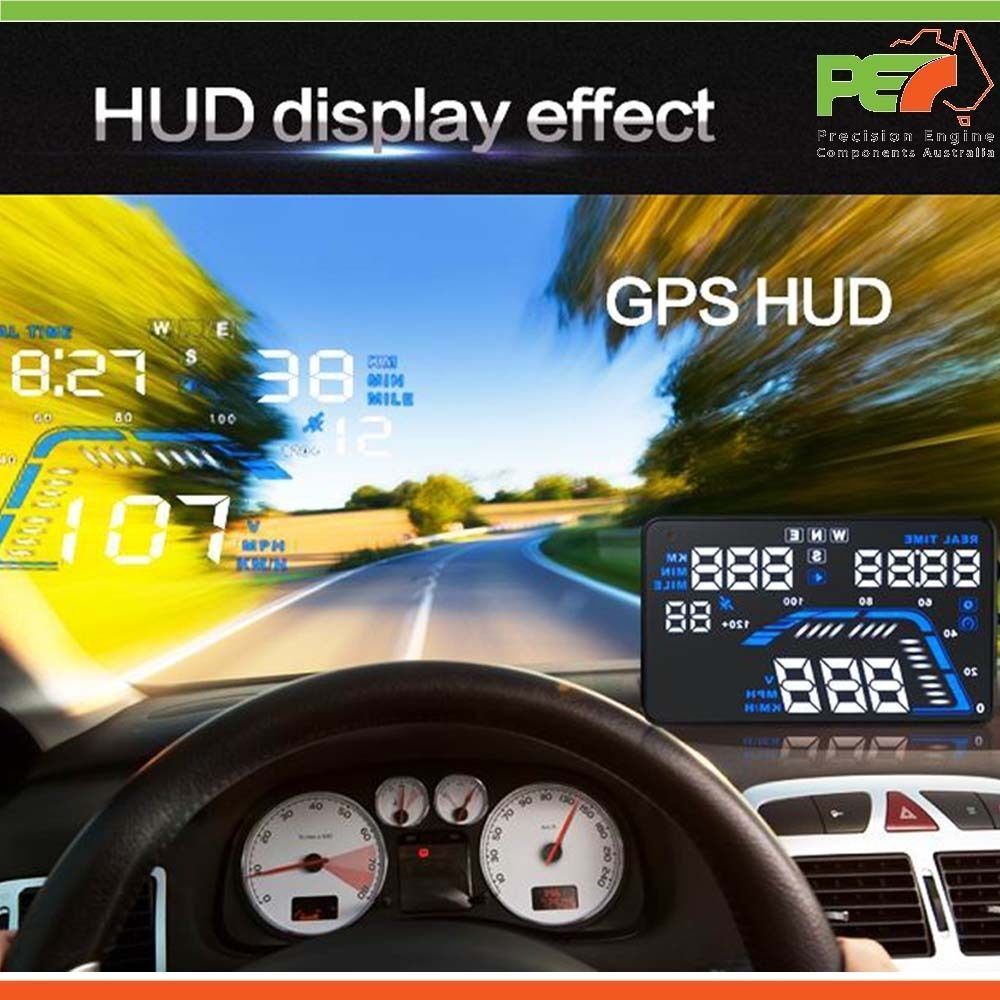 Q7 5.5" Head Up Display GPS Windscreen Speedometer Projector For Toyota ...