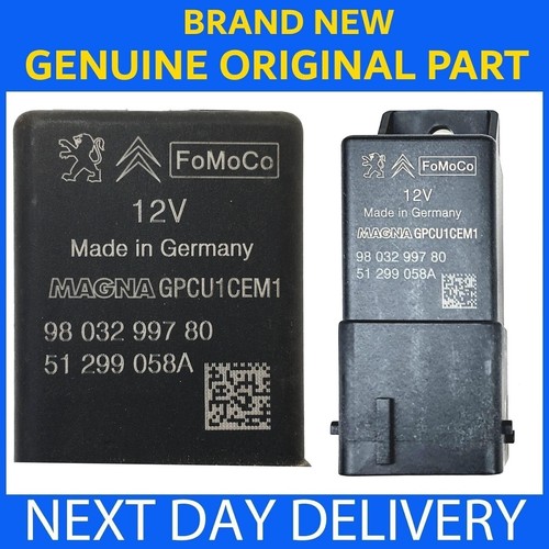 BRAND NEW GENUINE OEM PART. Diesel 8-Pin Glow Plug Relay 9803299780 ...
