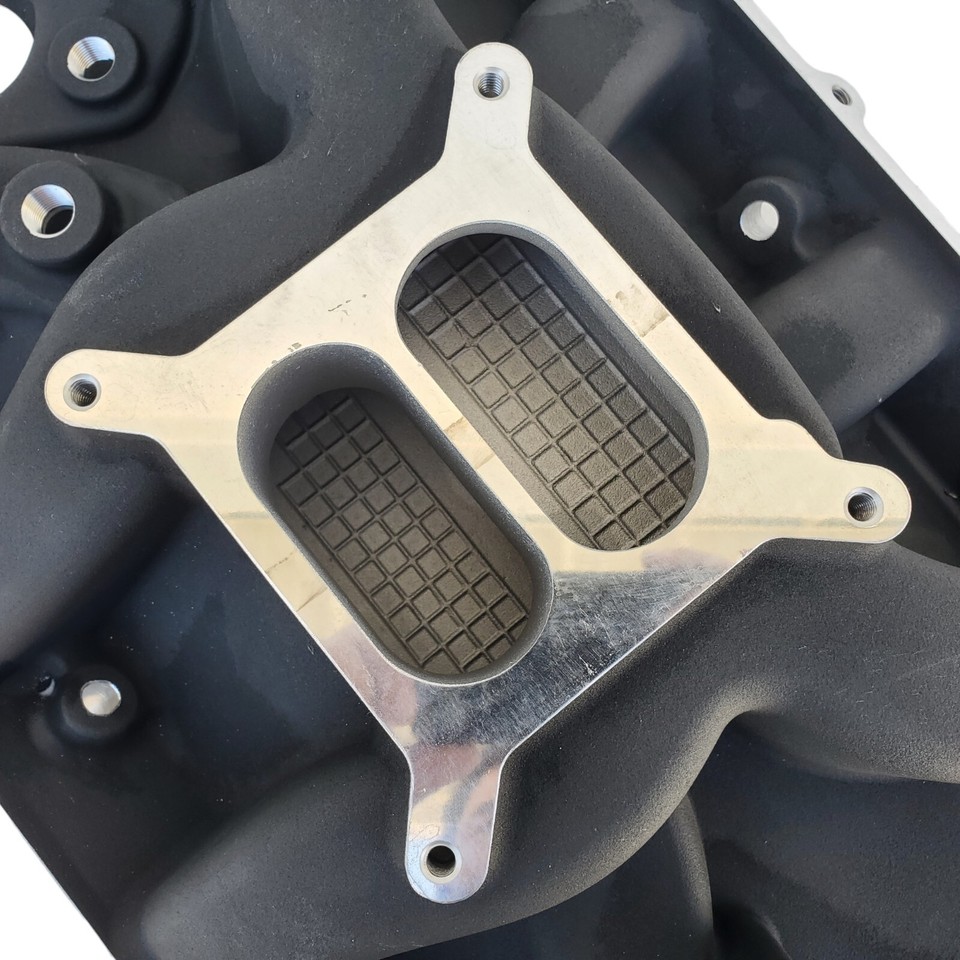 Ford FE Black Aluminum Intake Manifold 390 406 410 427 428 | eBay