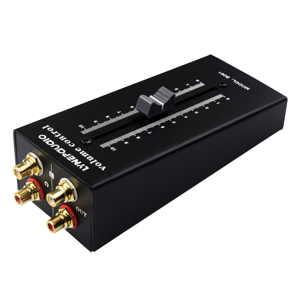 HiFi Passive Preamp Stereo Audio Signal Booster Line Level Amp Volume ...