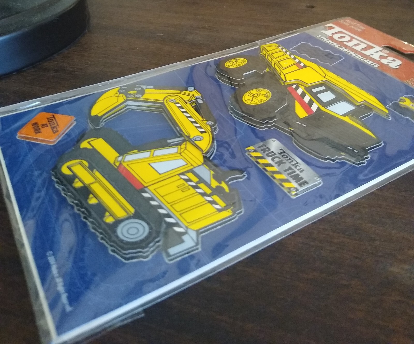 Tonka Truck Scrapbooking Stickers, 3-D Layered Glittery 3.5" Large ...