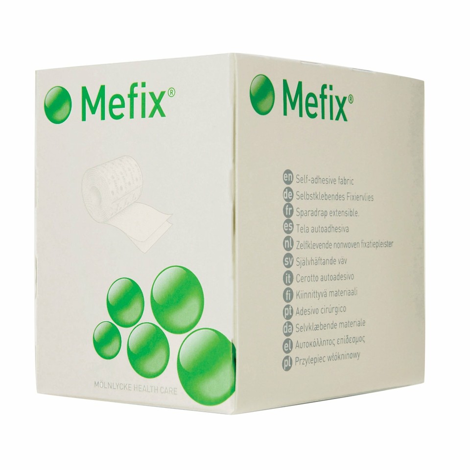 Mefix Perforated Dressing Retention Tape with Liner 4" x 11 Yd 1 Box 1 ...
