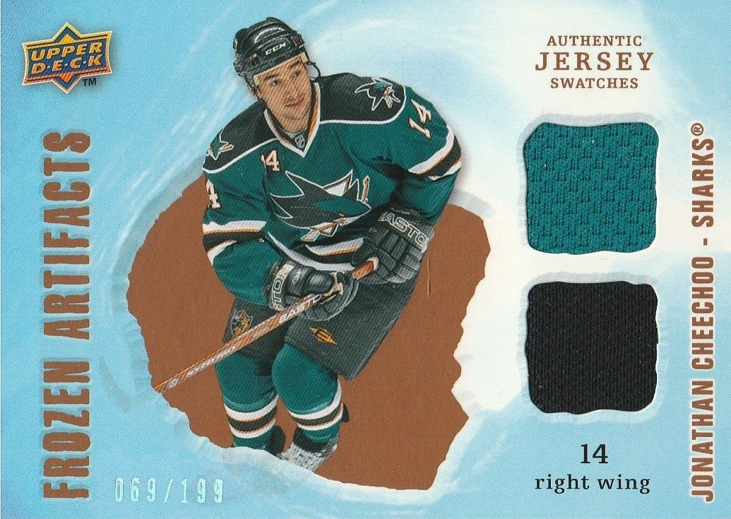2008-09 Artifacts Frozen Artifacts Dual #FADJC Jonathan Cheechoo/199 | eBay
