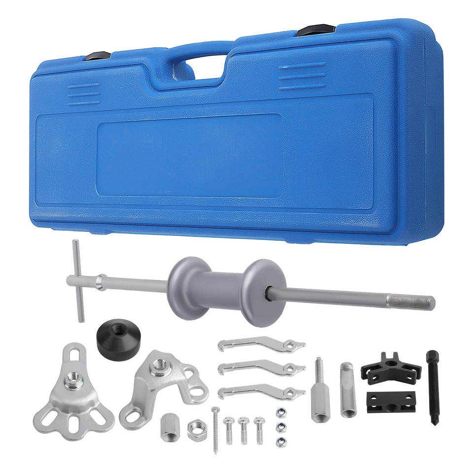 17X Slide Hammer Puller Kit with Cross Block & Internal/External Jaws ...