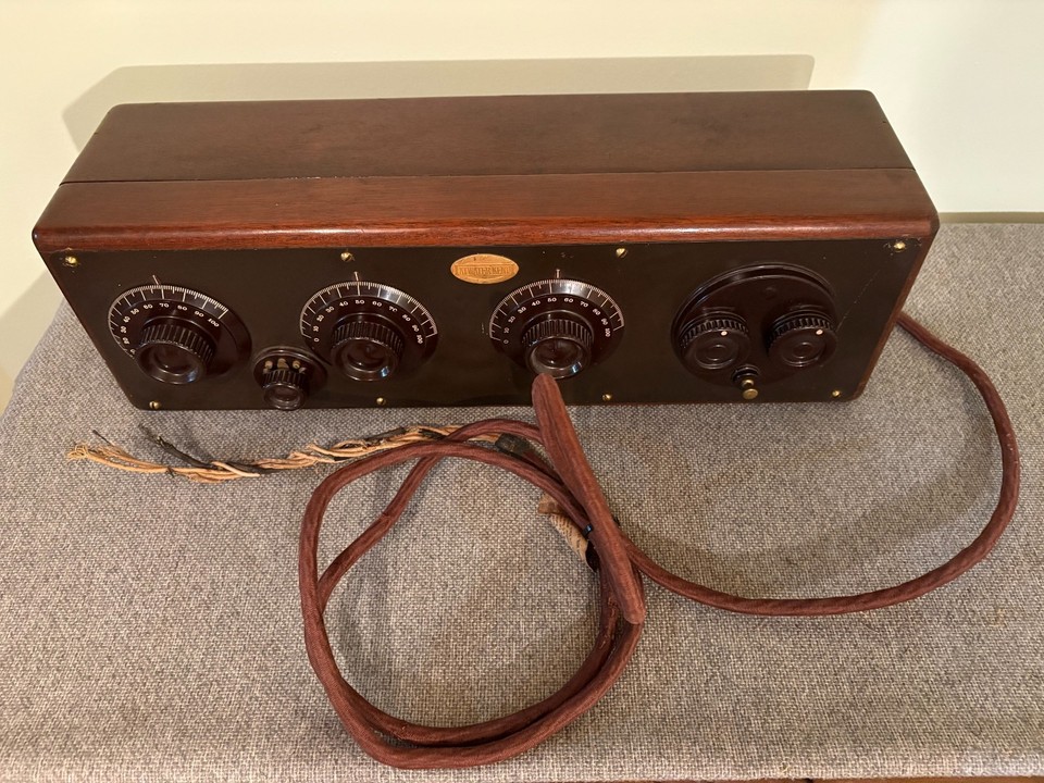 Antique 1920s Atwater Kent Model 20 Wooden Radio Receiver Complete Free ...