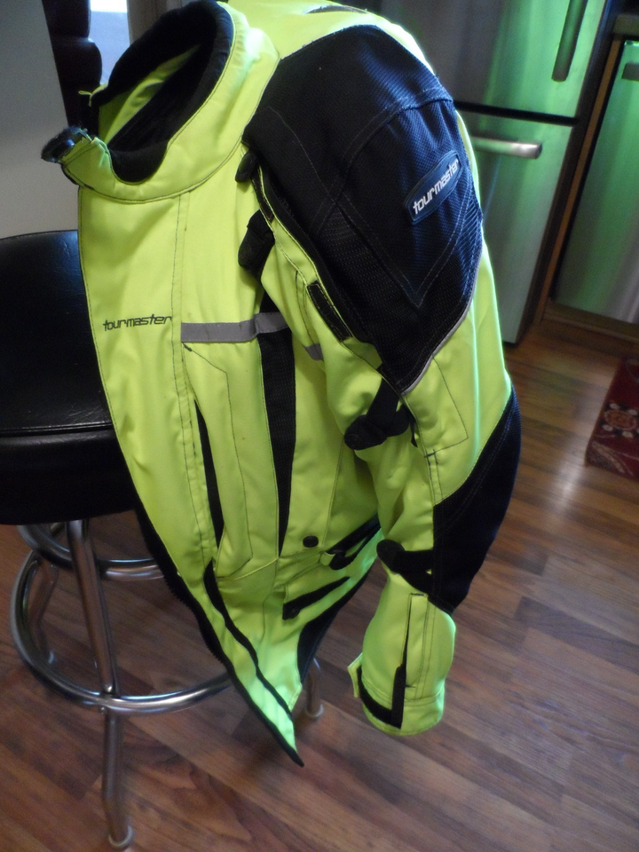 Men's Tourmaster Transition Series 2 Yellow/Black Motorcycle Jacket ...
