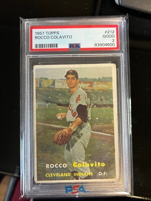 1957 TOPPS #212 ROCCO COLAVITO ROOKIE CARD, PSA 2 GOOD, FRESH GRADE | eBay