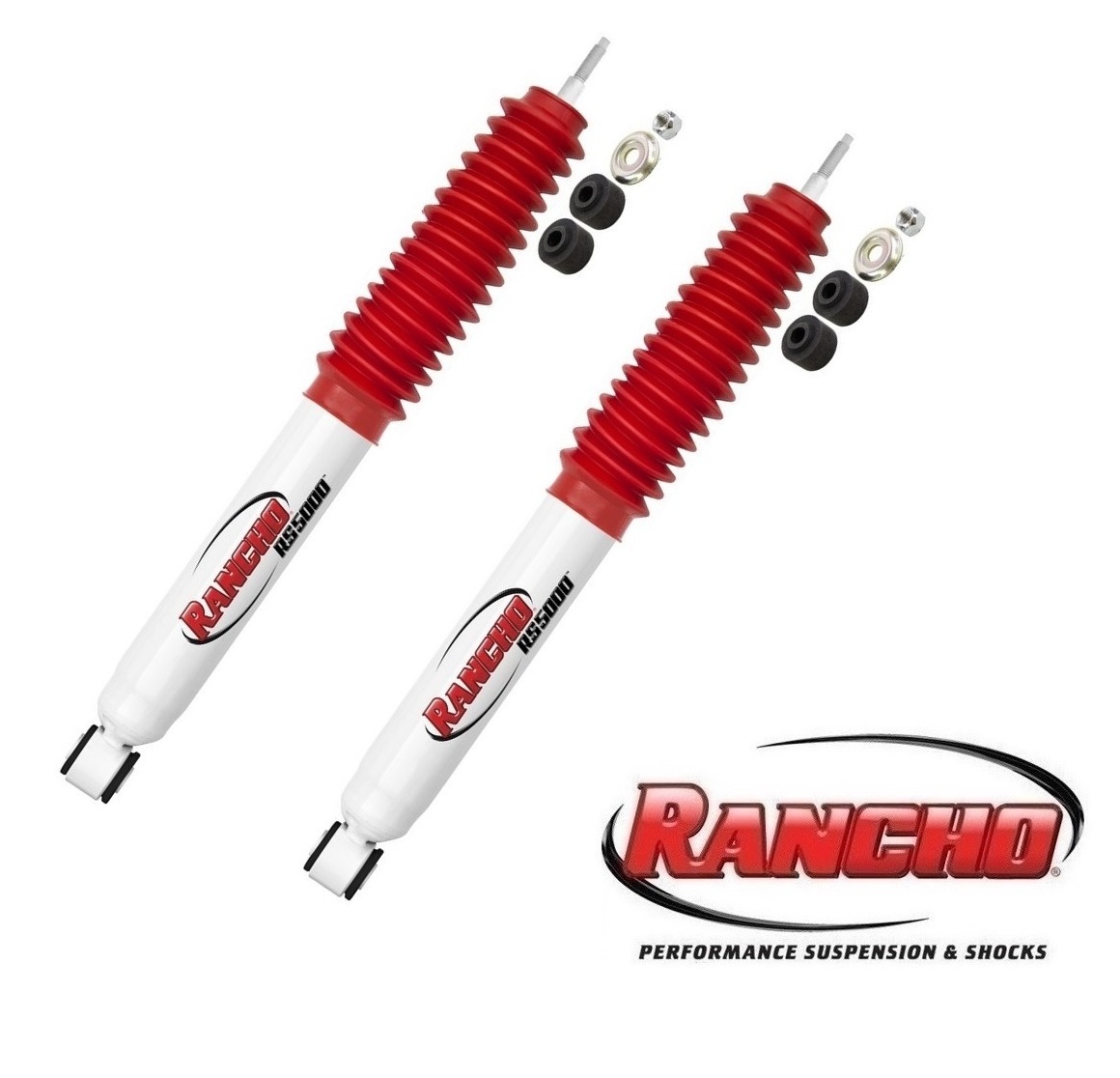 For Rancho Pair of Front Shocks w/ 4? Lift For Ford F250 F350 Super ...