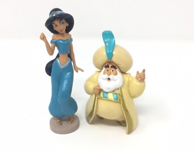 Disney Store Authentic Jasmine Dad SULTAN FIGURINE Cake TOPPER Aladdin ...