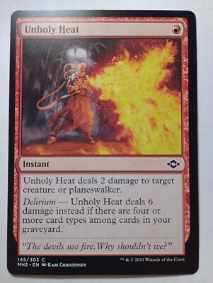 MTG-4x-NM-Mint, English-Unholy Heat-Modern Horizons 2 | eBay