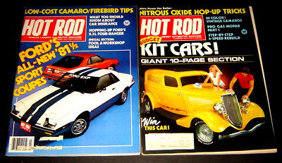 Vintage Hot Rod Magazines March 1981 & April 1981 Mustang Magic ...