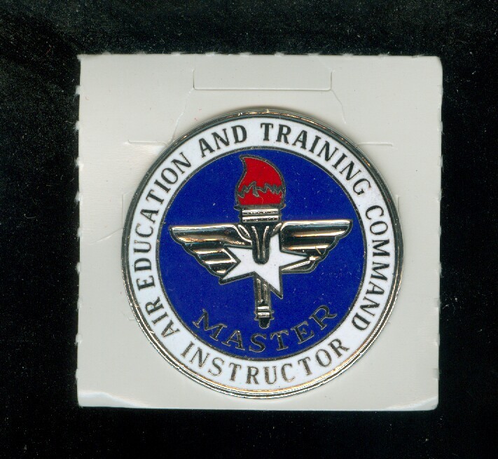 Master Instructor Badge Air Education & Training Command surplus new ...