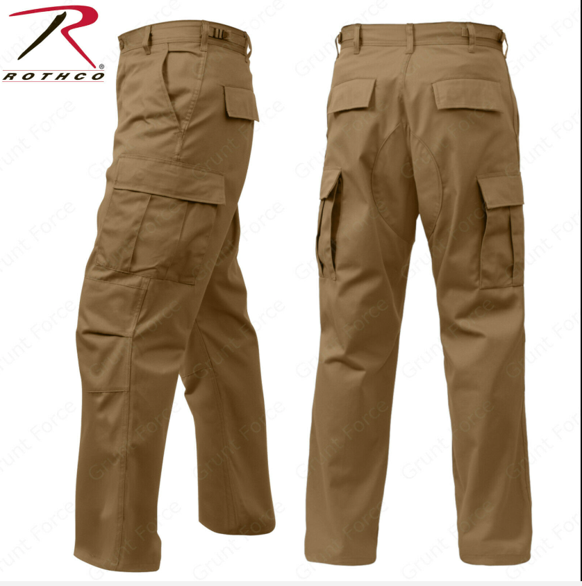 FIREFIGHTER SALE BDU Pants Solid Colors 6 Pocket Cargo Army Twill ...