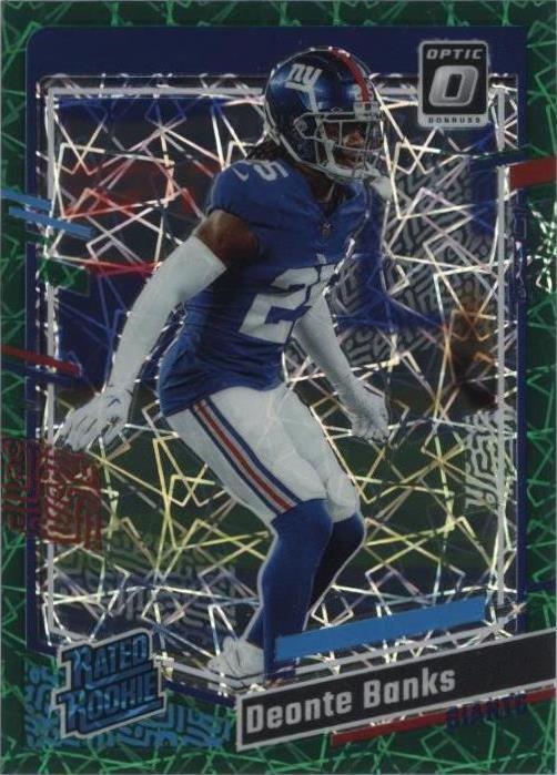 2023 Panini Donruss Optic - Rated Rookie Deonte Banks #278 Green ...