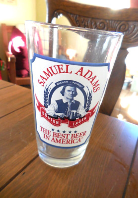 Samuel Adams vintage pint Beer Glass, The Best Beer in America | eBay